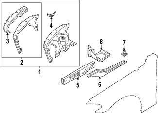 Protector del Guardafangos Original para BMW Marca BMW Número de Parte ...
