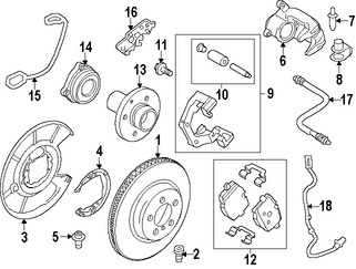 Línea hidráulica de Freno Original para BMW Marca BMW Número de Parte ...