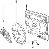 Ventilador del Condesador del Aire Acondicionado Original para BMW 740i ...