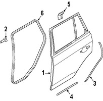 Sello de la puerta Original para BMW X3 Marca BMW Número de Parte ...