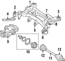 Eje Propulsor Original para BMW Marca BMW Número de Parte 33131428124