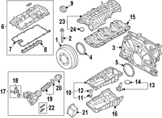 Cárter Original para BMW 540i BMW BMW 740i BMW 340i BMW 340i xDrive ...