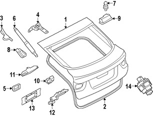 Motor Accionadro de Cerradura del Baul Original para BMW X6 BMW 328i GT ...