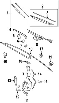 Tapa de Depósito de Líquido Limpiaparabrisas Original para Mini Cooper ...