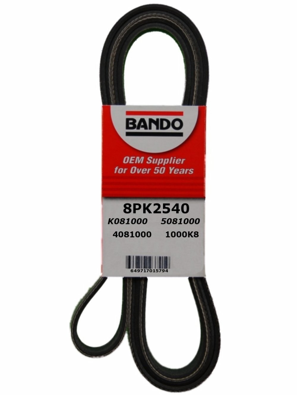 Banda serpentina Rib Ace Precision Engineered V-Ribbed para Ford F-250 ...