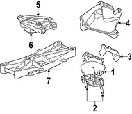 Soporte de Montura del motor Original para Dodge Charger 2008 Dodge ...