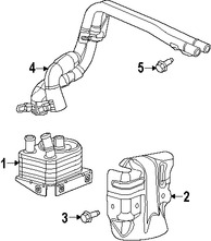 Enfriador de Aceite del Motor Original para Dodge Dart Chrysler 200 ...