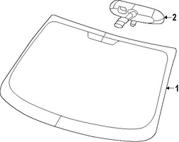 Espejo retrovisor interior para Dodge Dart 2014