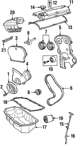 Tensor de Correa del Tiempo Original para Chrysler Dodge Jeep Marca ...