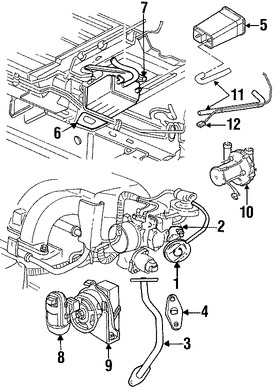 Solenoide de Purga del Canister Original para Chrysler Dodge Eagle Jeep ...