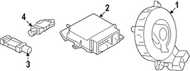 Sensor de impacto del Air Bag Original para Dodge Journey Dodge Grand ...