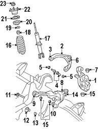 Brazo de Control de suspensión Original para Dodge Ram 1500 2006 2007 ...