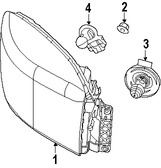 Bombilla de Faro Original para Chrysler Dodge Jeep Fiat Marca CHRYSLER ...