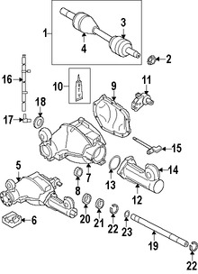 Sello del Eje Propulsor Original para Jeep Grand Cherokee Jeep ...