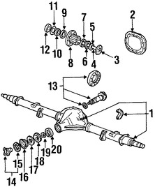 Sello de Rueda Original para Ford Excursion Ford F-250 Super Duty Ford ...