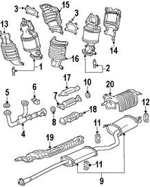 Empacadura de Brida del Tubo de Escape Original para Honda Acura Marca ...