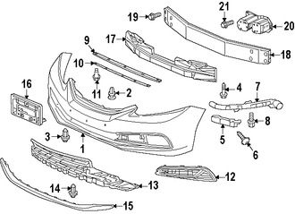 Rejilla / Parrilla / Mascarilla Original para Honda Civic 2013 2014 ...