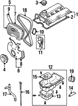 Cadena del Tiempo Original para Kia Optima Hyundai Sonata Hyundai Santa ...