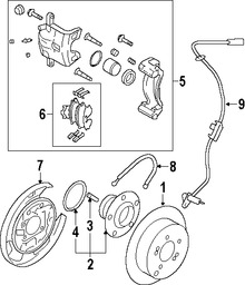 Conjunto de Cojinete de Rodamiento y Maza Original para Kia Sportage ...