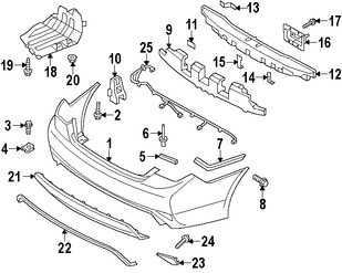 Parachoques para Hyundai Sonata 2011