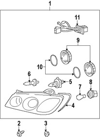 Bombilla de Faro Original para Kia Hyundai Marca HYUNDAI Número de ...