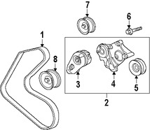 Conjunto de Tensor de correa Original para Jaguar Marca JAGUAR Número ...