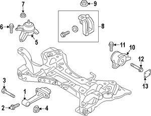 Soporte de Motor para Kia Optima 2015