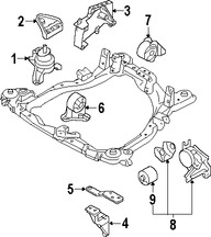 Montura del motor Original para Hyundai Tucson Kia Sportage Marca KIA ...
