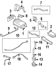 Sensor de oxigeno Original para Hyundai Elantra 2007 2008 2009 Marca ...