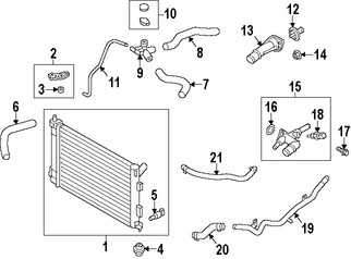 Manguera de Refrigerante Original para Hyundai Kia Marca KIA Número de ...