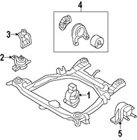 Montura de Transmisión Automática Original para Hyundai Santa Fe 2010 ...