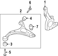 Tornillo de Brazo de Control de Suspension Original para Hyundai Kia ...