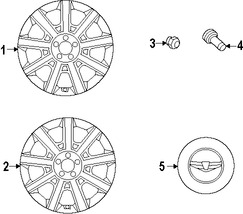 Tuerca de la Rueda Original para Kia Amanti Kia Sedona Hyundai Equus ...