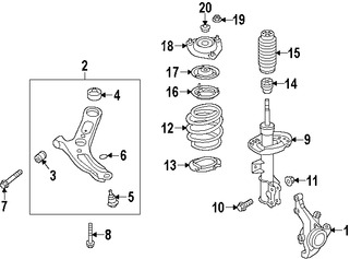 Bota de Amortiguador Original para Kia Spectra Kia Spectra5 Kia Rondo ...