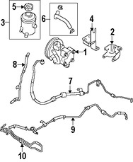 Manguera de Presión Dirección hidráulica Original para Kia Rio Kia Rio5 ...