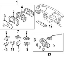 Panel de Instrumentos Original para Kia Rio 2008 2009 2010 Kia Rio5 ...