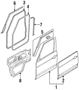 Sello de la puerta Original para Land Rover Range Rover Marca LAND ...
