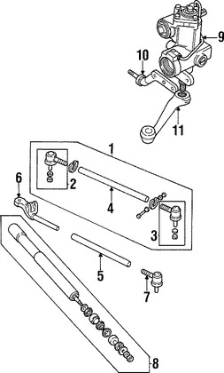 Brazo Pitman de Direccion Original para Land Rover Defender 90 Land ...