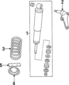 Muelle Helicoidal Original para Land Rover Defender 90 1997 Marca LAND ...