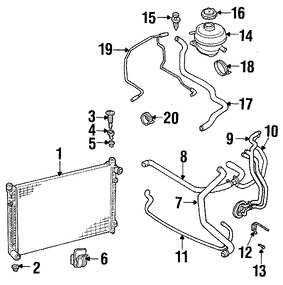 Tapa del radiador Original para Land Rover Freelander 2002 2003 Marca ...