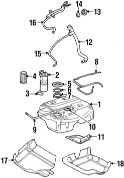 Bomba de combustible Original para Land Rover Freelander 2002 2003 2004 ...