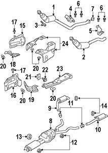 Abrazadera de escape Original para Land Rover LR3 Land Rover Range ...