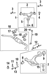 Barra Estabilizadora de Suspensión Original para Land Rover Range Rover ...