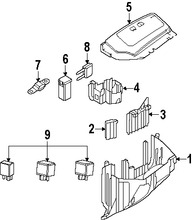 Relé de Corriente Accesorios Original para Land Rover LR2 Marca LAND ...