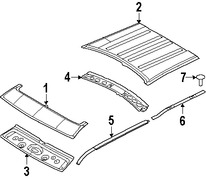Panel de Techo Original para Land Rover LR2 Marca LAND ROVER Número de ...