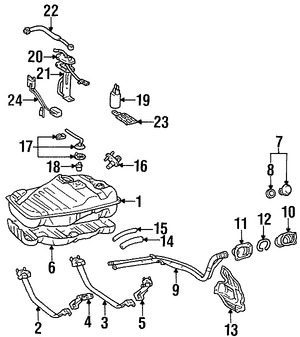 Unidad Emisora del Tanque de Combustible Original para Lexus LX450 ...