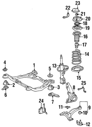 Aislante de Muelle Original para Toyota Lexus Marca LEXUS Número de ...