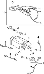 Sensor de oxigeno Original para Lexus ES330 2004 2005 2006 Toyota ...