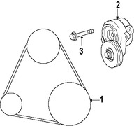 Conjunto de Tensor de correa Original para Lexus LS600h Marca LEXUS ...