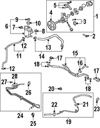 Manguera Direccion Hidraulica Original para Mazda CX-9 Marca MAZDA ...